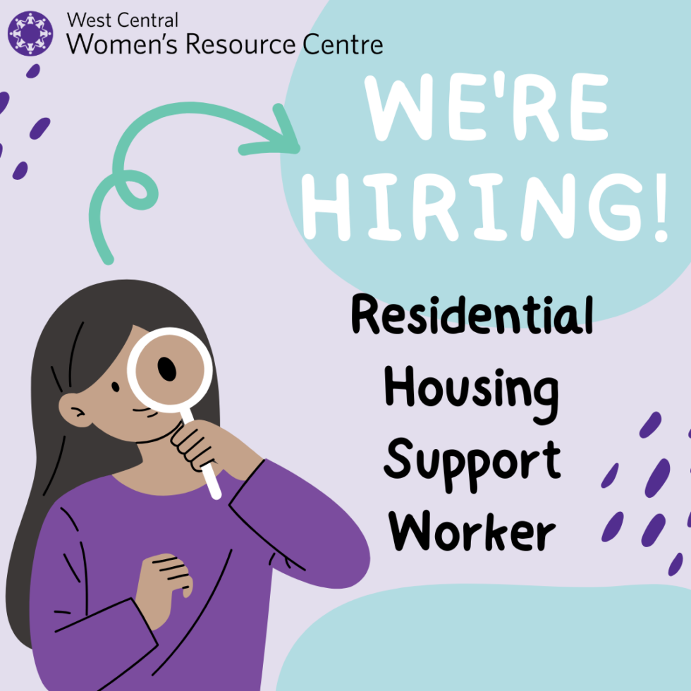 Residential Support Worker (Part-time, Casuals) - West Central Women's ...